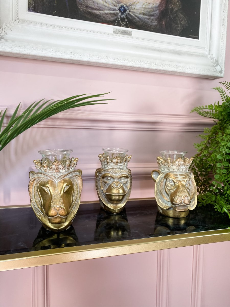 Animal Head Crown Tealight Candle Holder | Punk & Poodle – PUNK & POODLE