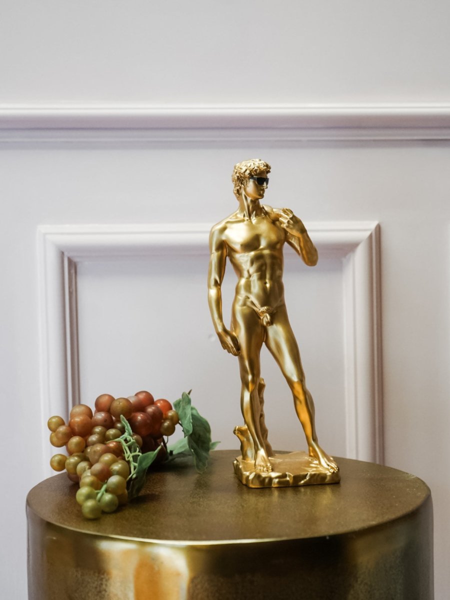 Gold Cool Dave Statue | Punk & Poodle