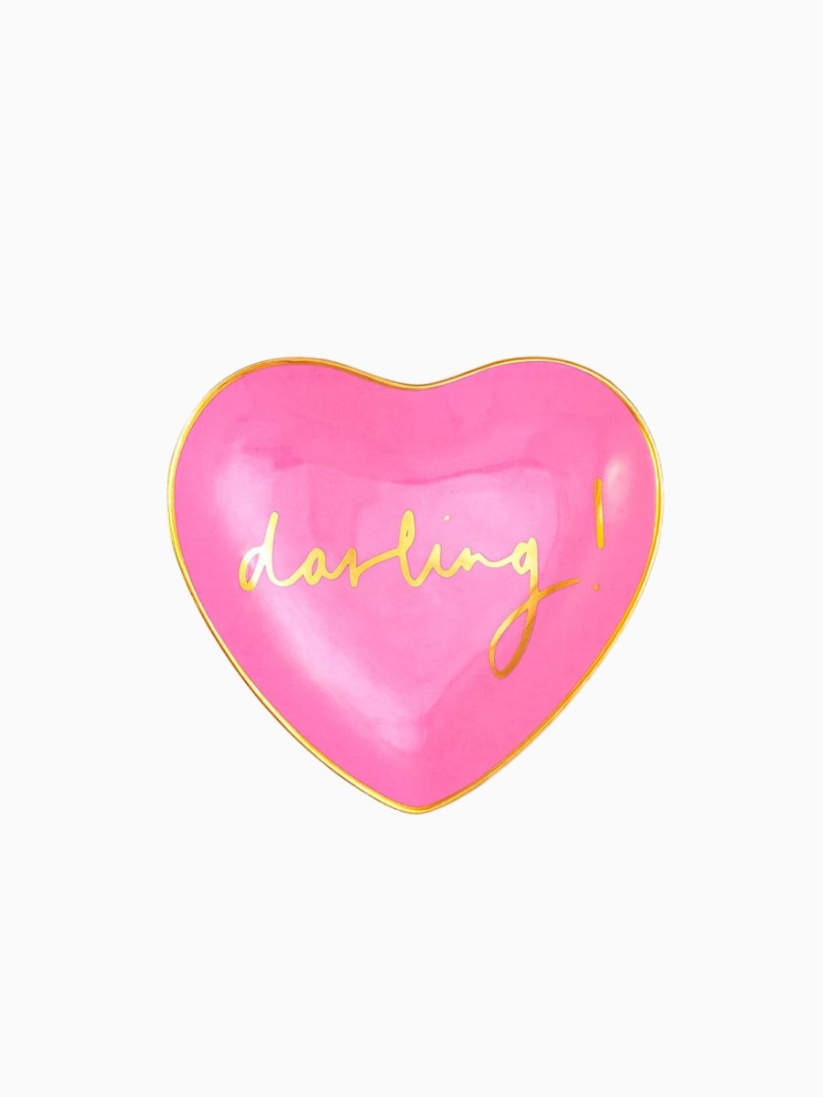 Rose Pink Darling Heart Trinket Dish | Punk & Poodle