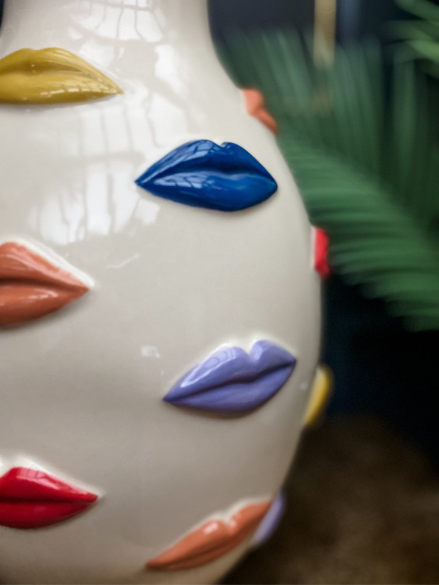 Large Multi Lips Vase | Punk & Poodle