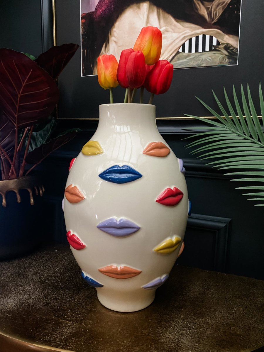 Large Multi Lips Vase | Punk & Poodle