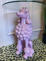 Pink Sitting Priscilla Poodle Glass Top Side Table | Punk & Poodle