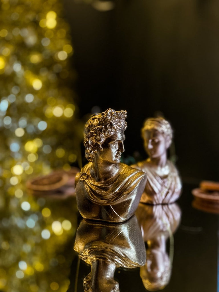 Gold Apollo & Artemis Bust Hanging Decorations | Punk & Poodle