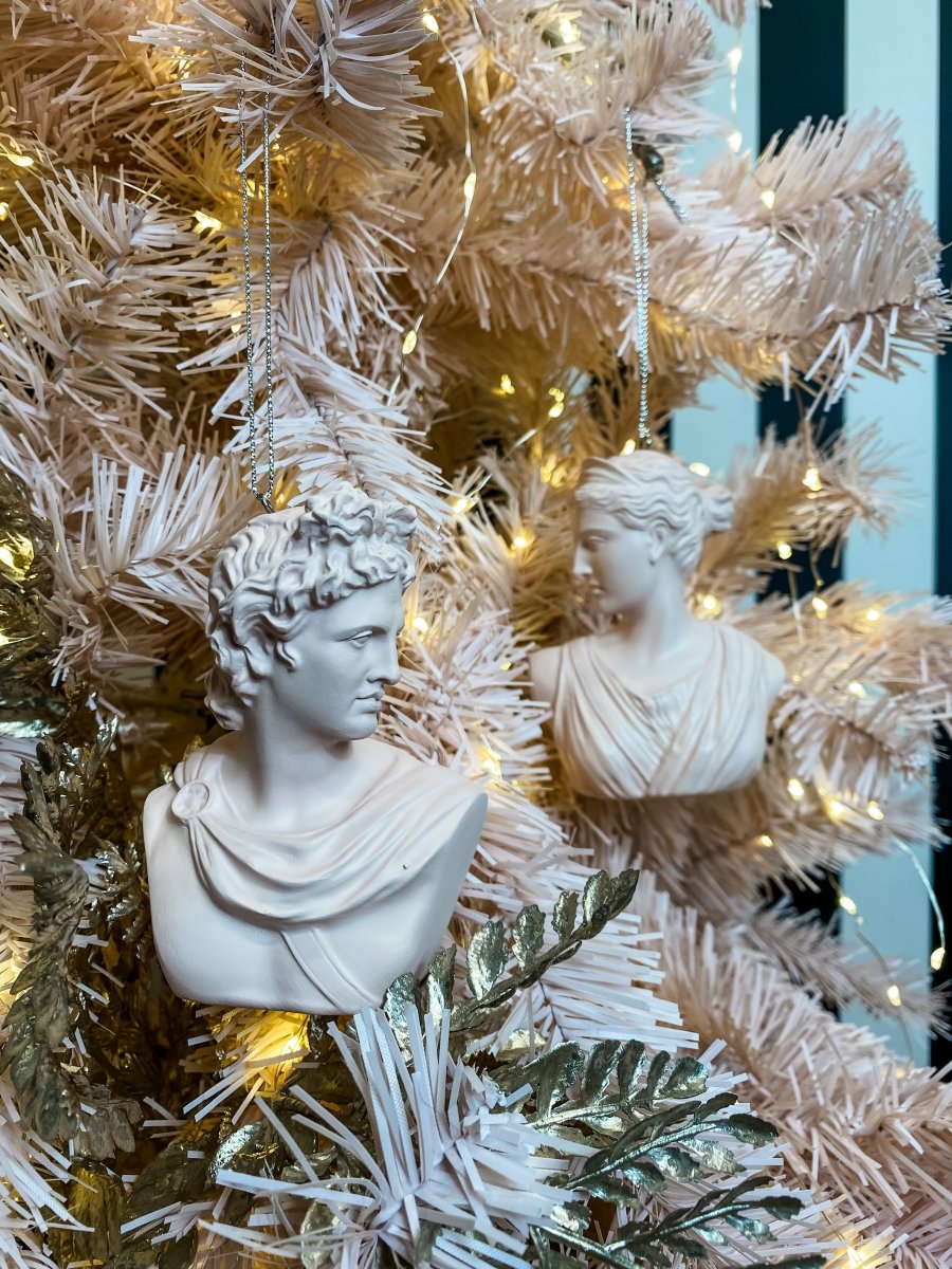Pink Apollo & Artemis Bust Hanging Decorations | Punk & Poodle
