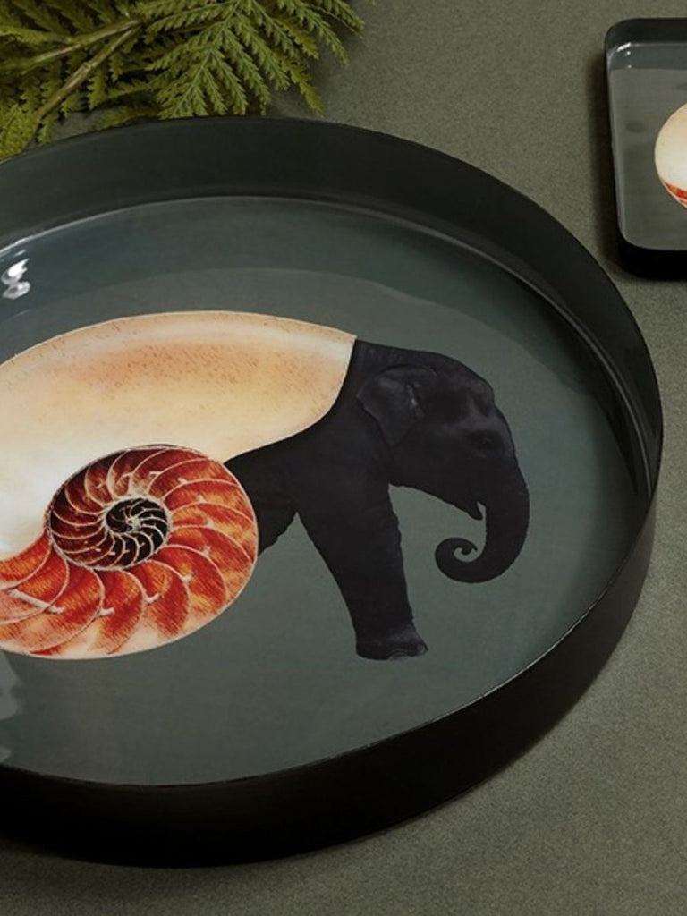 Gangzai Shellephant Round Tray | Punk & Poodle