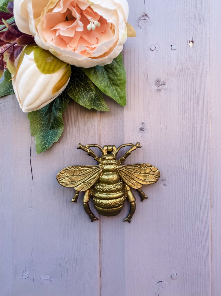 Gold Bee Decorative Door Knocker | Punk & Poodle