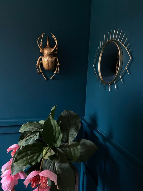Gold Beetles Wall Decoration | Punk & Poodle