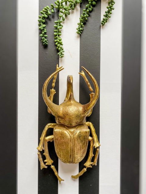 Gold Beetles Wall Decoration | Punk & Poodle