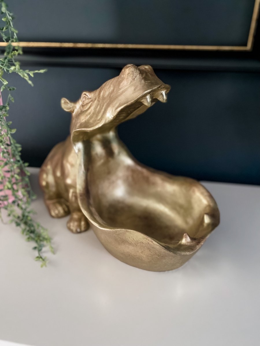 Gold Hungry Hippo Storage Bowl – Punk & Poodle