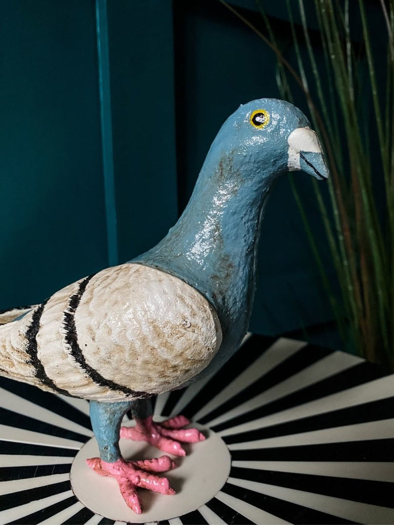Pigeon Standing Cast Iron Figure | Punk & Poodle
