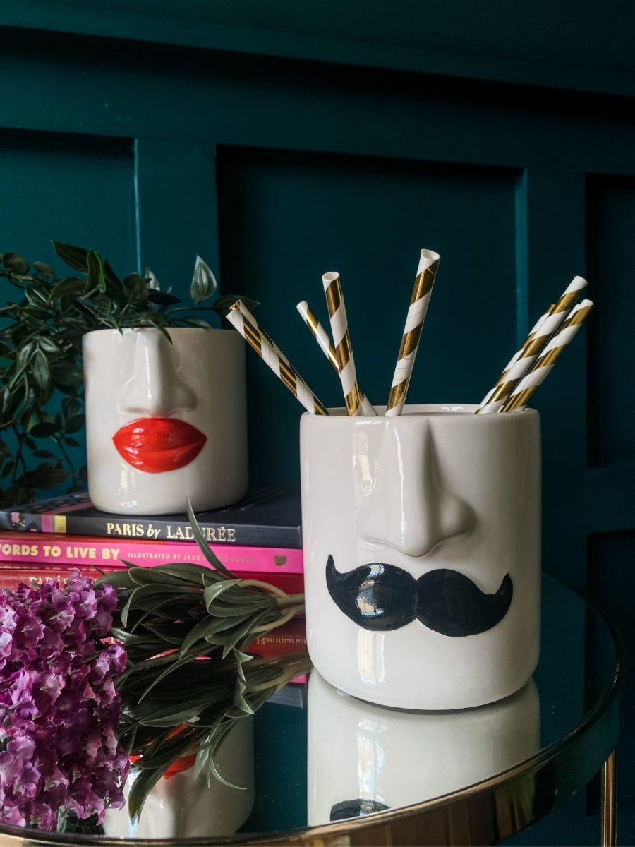 Mr & Mrs Ceramic Pots | Set of 2 | Punk & Poodle – PUNK & POODLE